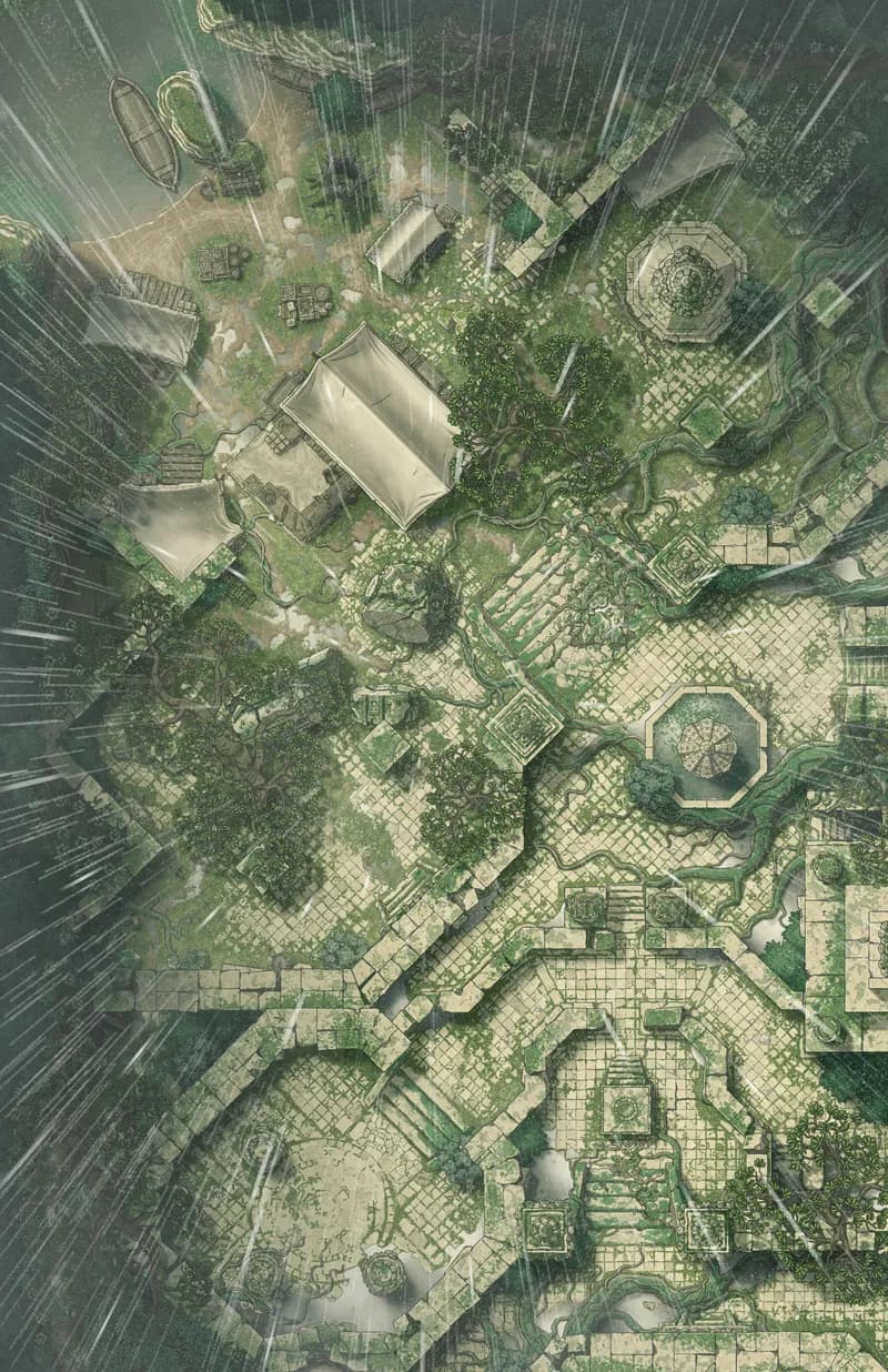 Zahuatil Ruins 01 | Borough Bound Maps