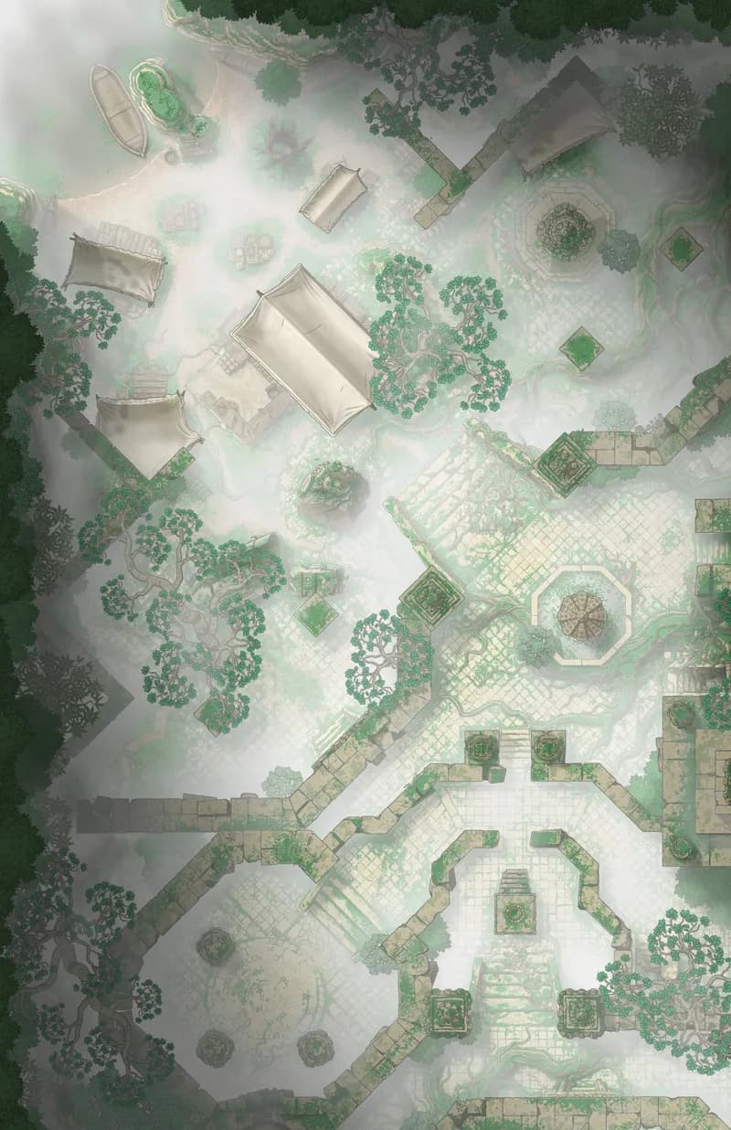 Zahuatil Ruins 01 | Borough Bound Maps