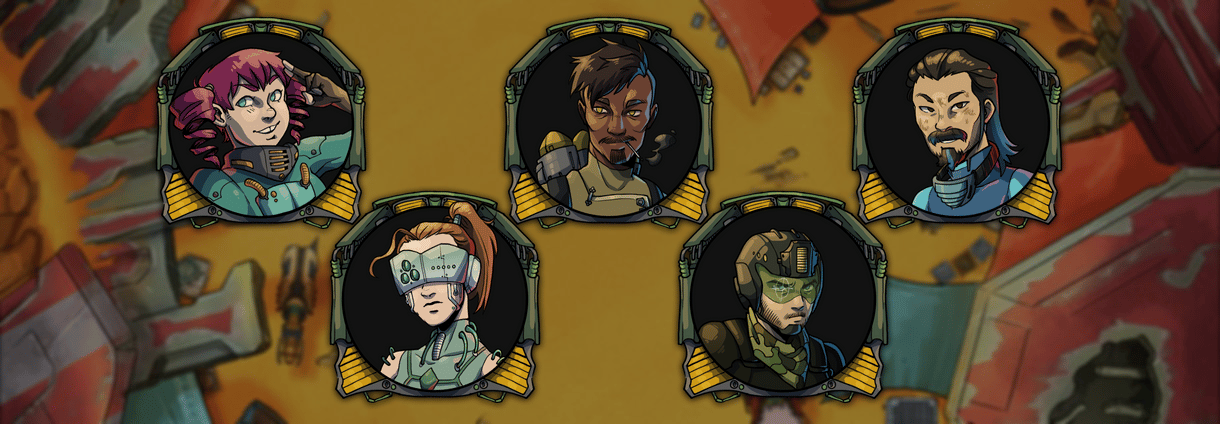 Lancer Pilots 4 Token Pack | Hand-Drawn Sci-Fi RPG Tokens by Czepeku