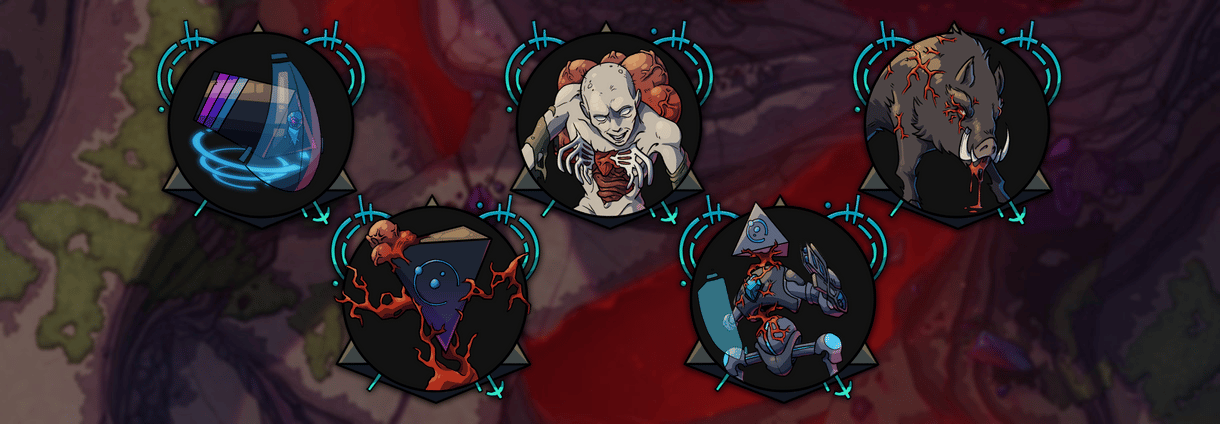 Infected Crystal Cliffs Token Pack | Hand-Drawn Sci-Fi RPG Tokens by ...