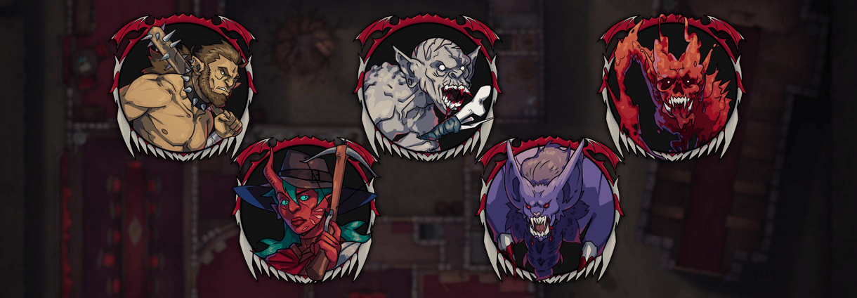 Vampire Mansion Token Pack | Hand-Drawn Fantasy RPG Tokens by Czepeku