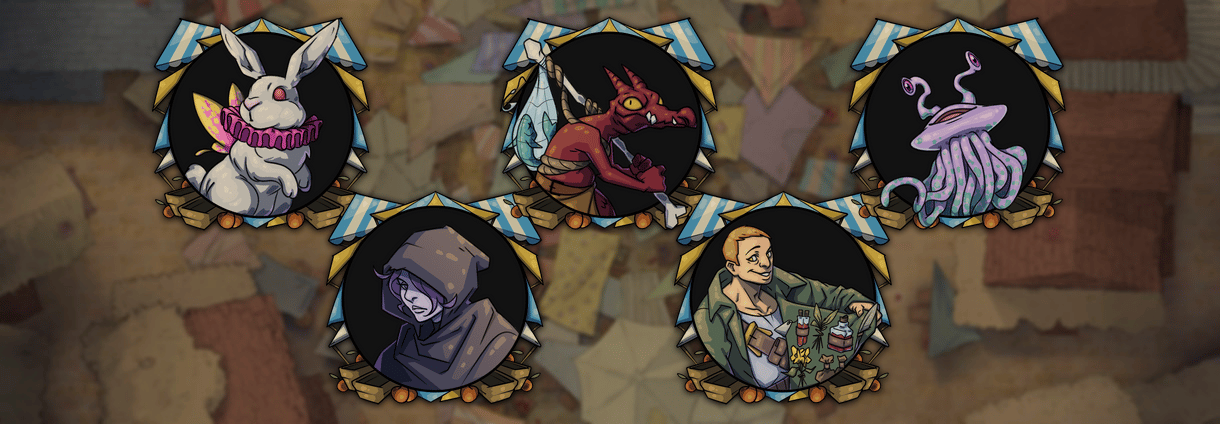 City Marketplace Token Pack | Hand-Drawn Fantasy RPG Tokens by Czepeku