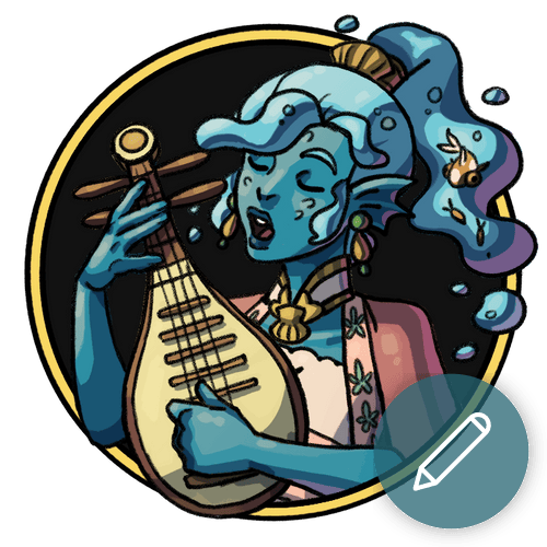 Water Genasi Singer Token Builder | Customize and Randomize Czepeku Tokens