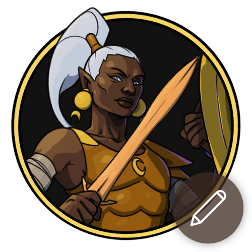 Heroine Fighter Token Builder | Customize and Randomize Czepeku Tokens