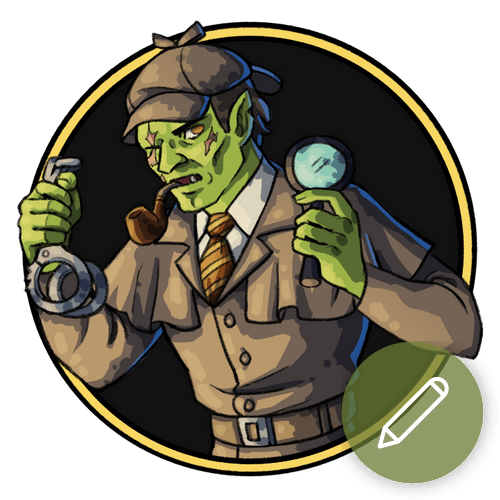 Half-Orc Inspector Token Builder | Customize and Randomize Czepeku Tokens