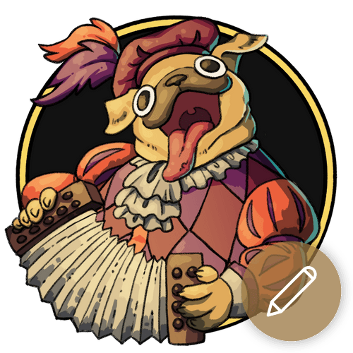Pug-Person Bard Token Builder | Customize and Randomize Czepeku Tokens