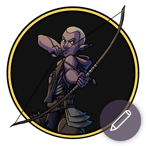 Drow Archer Token Builder | Customize and Randomize Czepeku Tokens