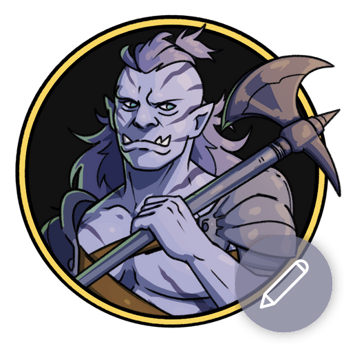 Half-Orc Goliath Barbarian Token Builder | Customize and Randomize ...