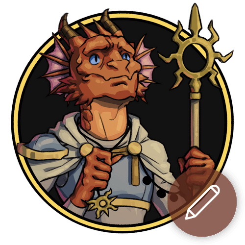Dragonborn Cleric Token Builder | Customize and Randomize Czepeku Tokens