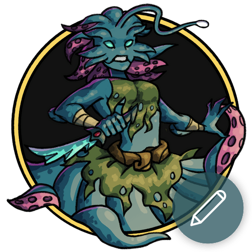 Cecaelia Witch Token Builder | Customize and Randomize Czepeku Tokens