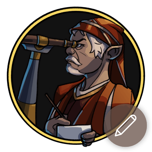 Halfling Astronomer Token Builder | Customize and Randomize Czepeku Tokens