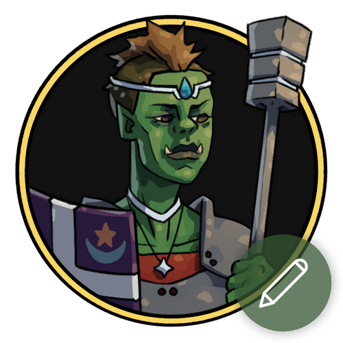 Orc Cleric Token Builder | Customize and Randomize Czepeku Tokens