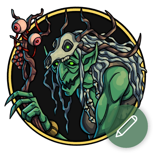 Forest Hag Token Builder | Customize and Randomize Czepeku Tokens