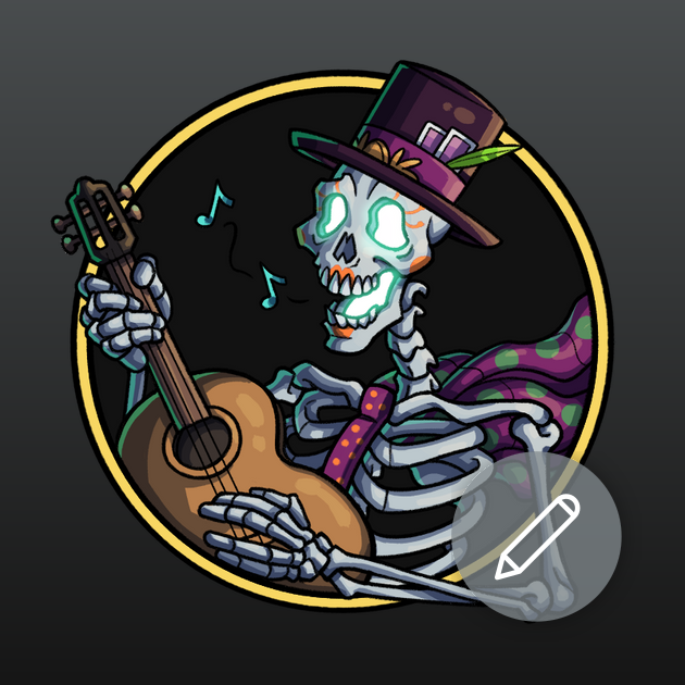 Skeleton Musician Token Builder | Customize and Randomize Czepeku Tokens