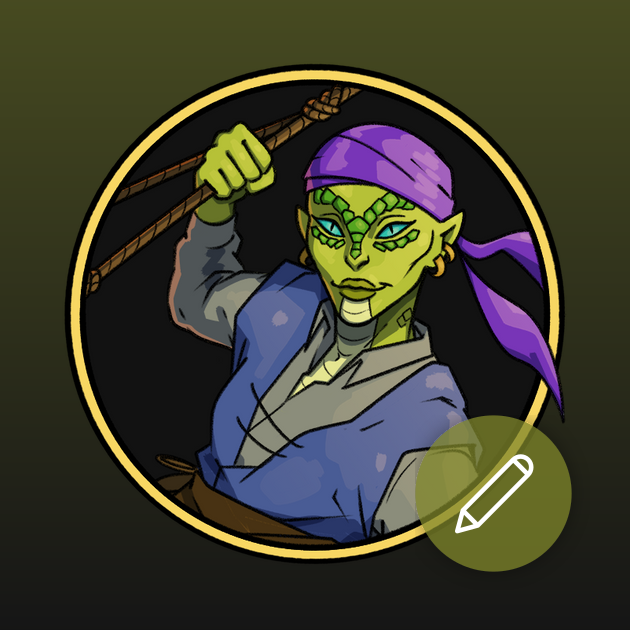 Serpentfolk Sailor Token Builder | Customize and Randomize Czepeku Tokens