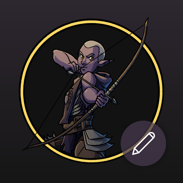 Drow Archer Token Builder | Customize and Randomize Czepeku Tokens