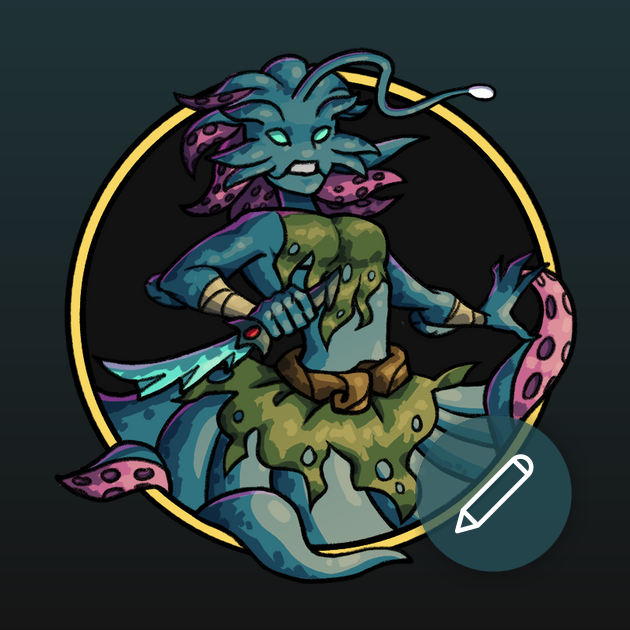 Cecaelia Witch Token Builder | Customize and Randomize Czepeku Tokens