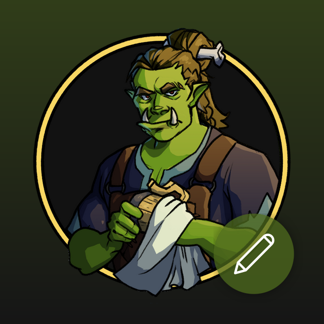 Orc Barkeep Token Builder | Customize and Randomize Czepeku Tokens