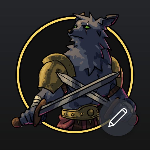 Gnoll Combatant Token Builder | Customize and Randomize Czepeku Tokens